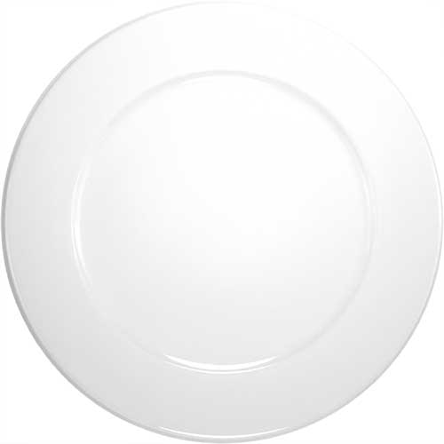 White Melamine 8 inch Round Plate - MCIC
